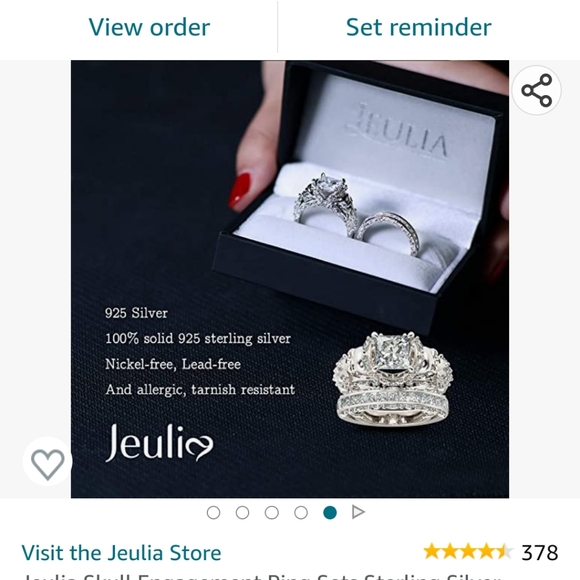 Jeulia | Jewelry | Jeulia 925 Sterling Silver Rings | Poshmark
